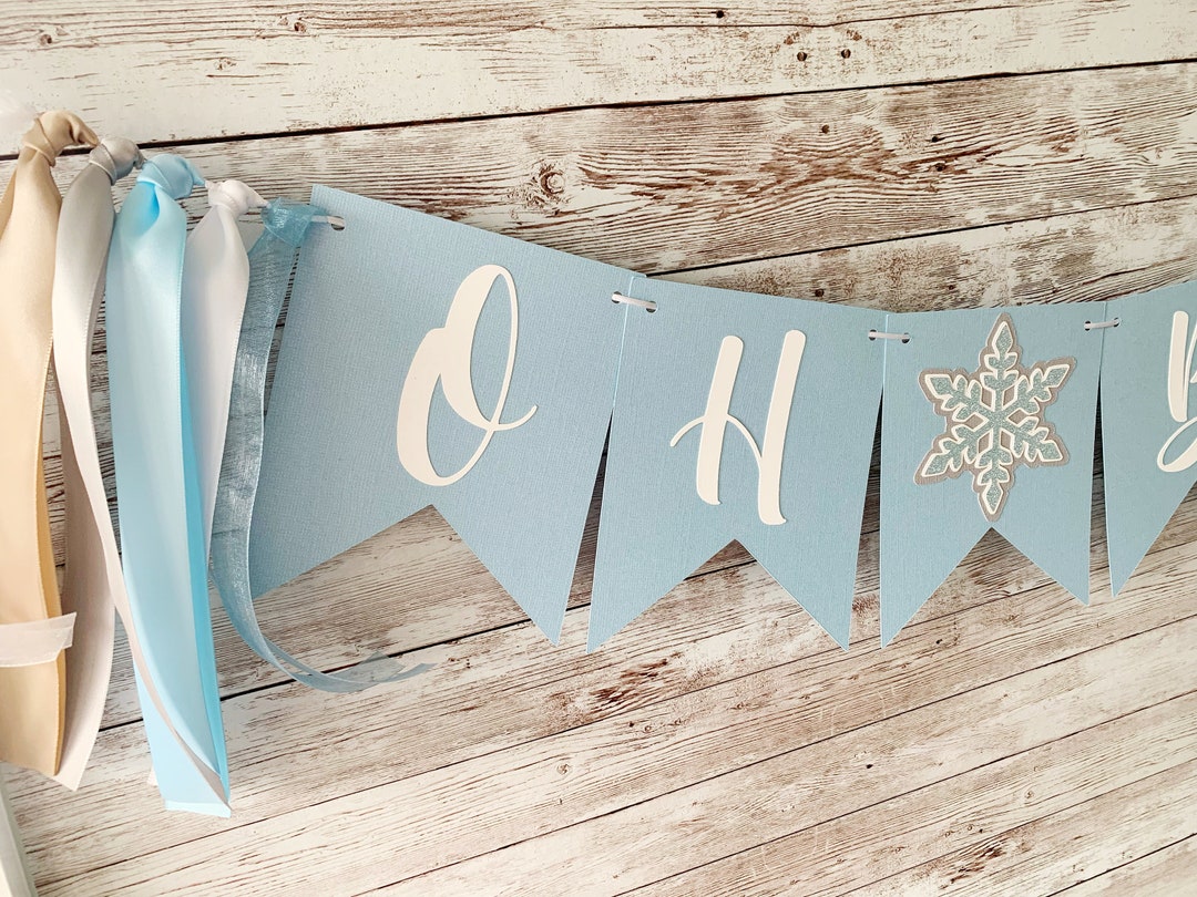 Snowflake Baby Shower Decorations, Baby It's Cold Outside, Oh Baby Baby ...