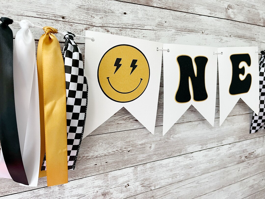 One Happy Dude Banner, One Cool Dude Sign, One Happy Dude Birthday ...