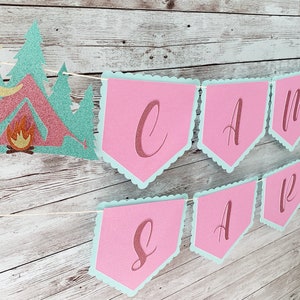 Camping Birthday, Camping Party Decorations, Camping Banner, Glamping ...