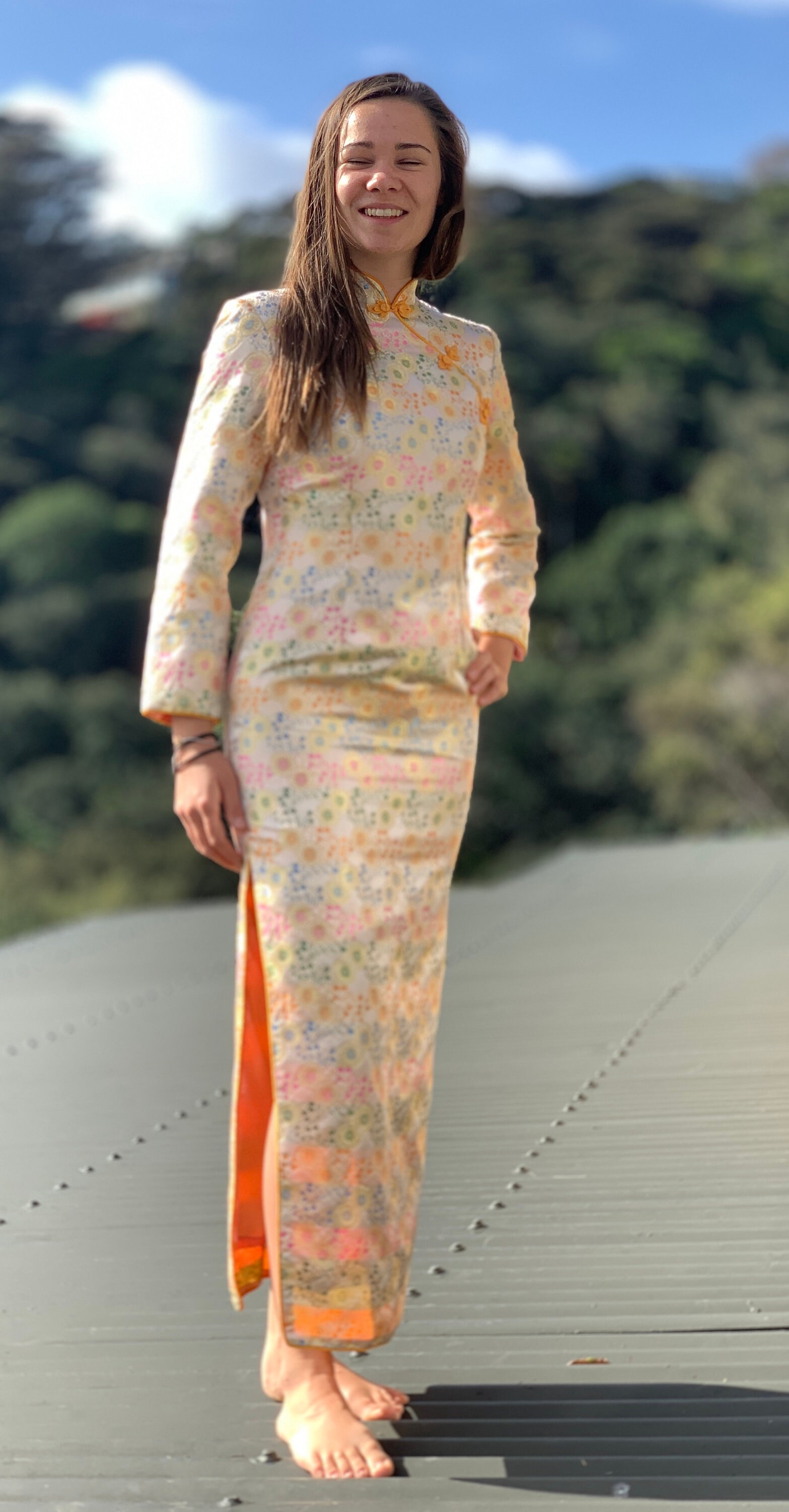 Asian Fitted Fully Lined Tailor Made Silk Dress - Etsy