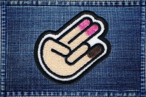 The shocker Iron on Embroidered Patch | Etsy