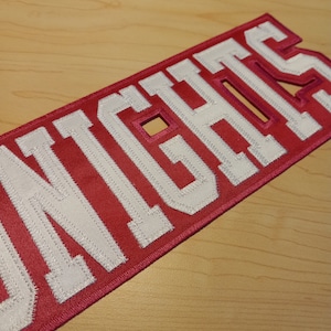 CUSTOM LETTERING - LARGE Applique Patch - Etsy