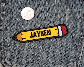 4 Inch Greek Lettering Patch With Embroidered Edge - Etsy