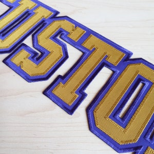 CUSTOM LETTERING - LARGE Applique Patch - Etsy