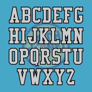 Varsity Font Letter - 3 Inch Twill Patch With Embroidered Edge - Iron ...