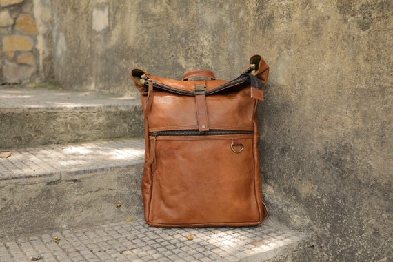 Personalized Leather Backpack Leather Backpack for Men & - Etsy