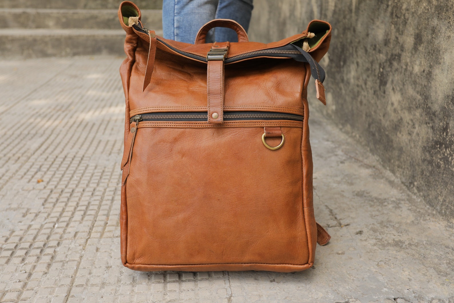 Personalized Leather Backpack Leather Backpack for Men & - Etsy