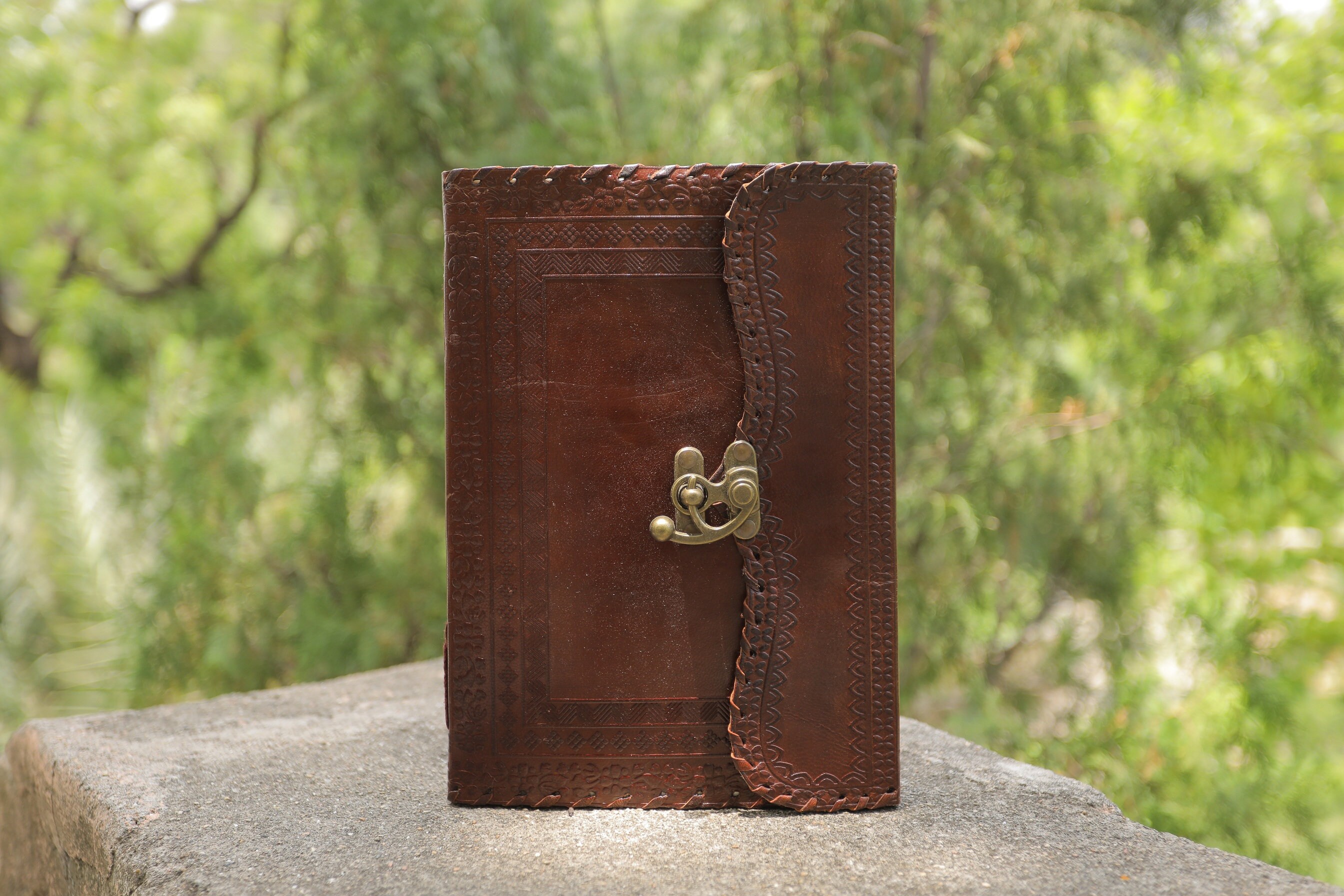 Genuine Vintage Antique Leather Journal Organizer Unlined | Etsy