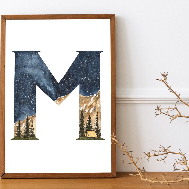 Monogram Letter M - Etsy