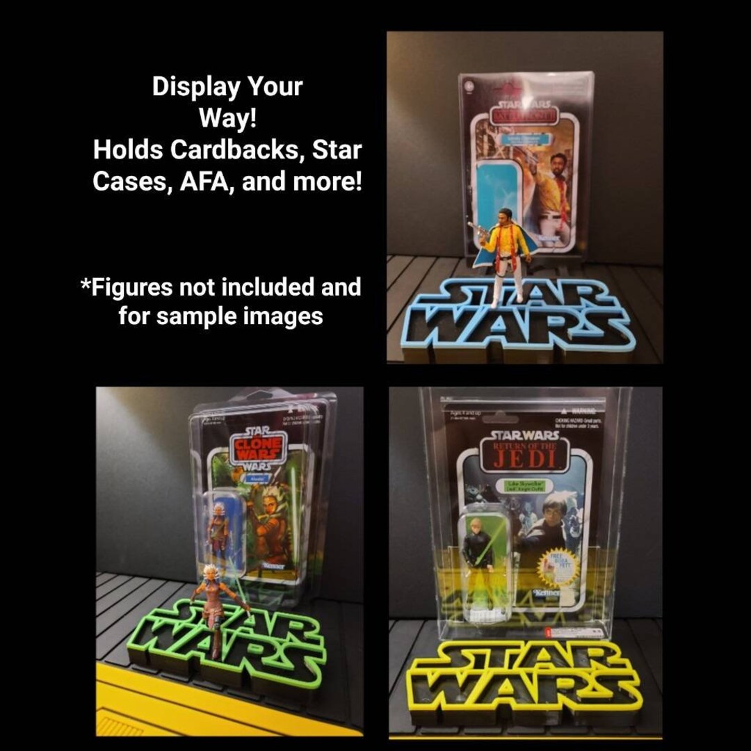 Star Wars All in One Action Figure Display Stand - Etsy