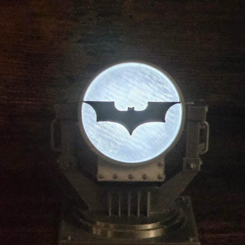Super Hero Bat Signal Decorative Desk Light or Nightlight - Etsy