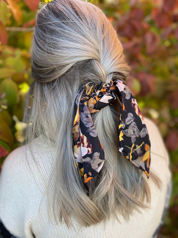Hair scarf scrunchie store