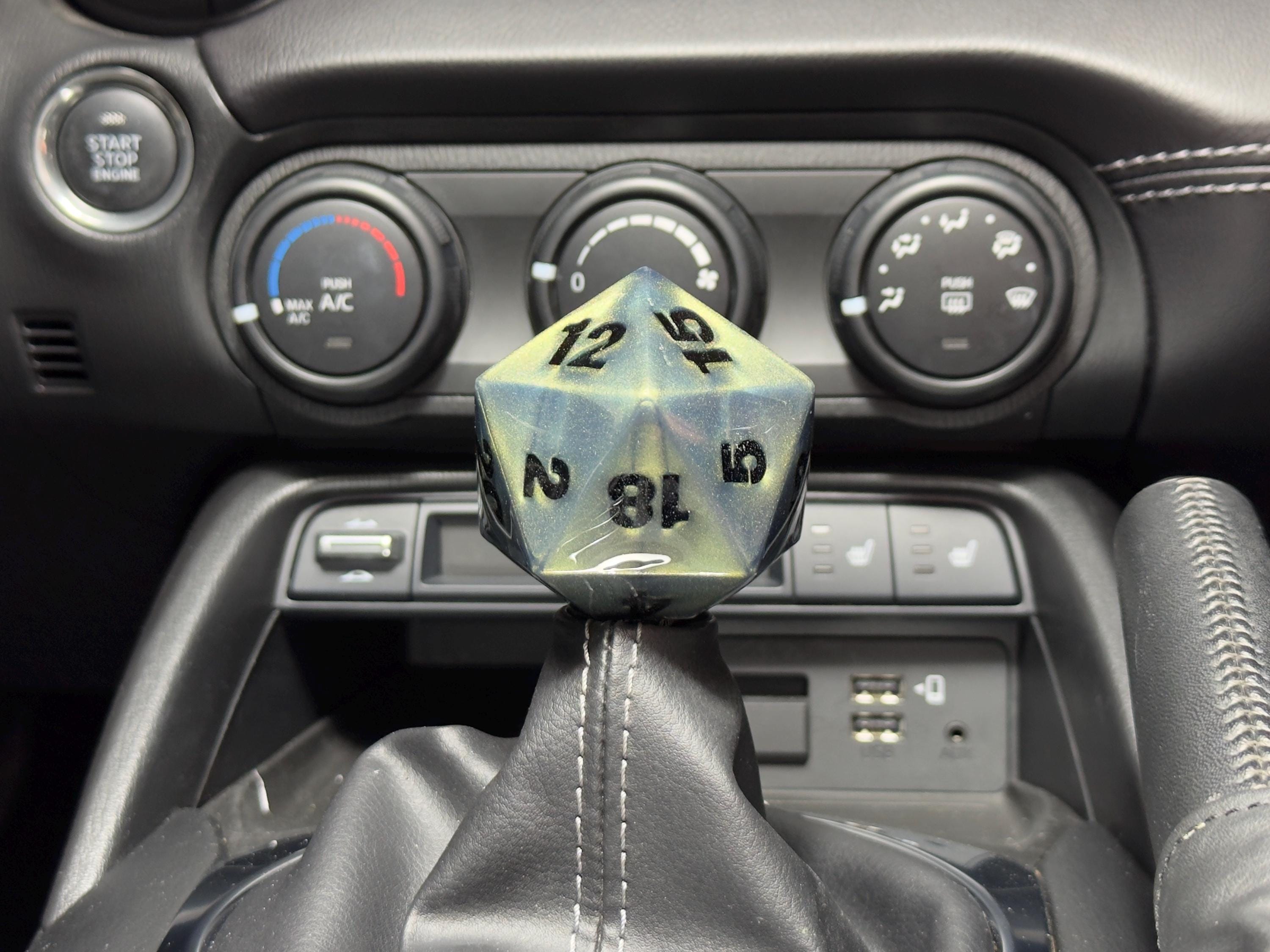 Custom D20 Shift Knob Unique Dungeons & Dragons Inspired Gear Knob for ...
