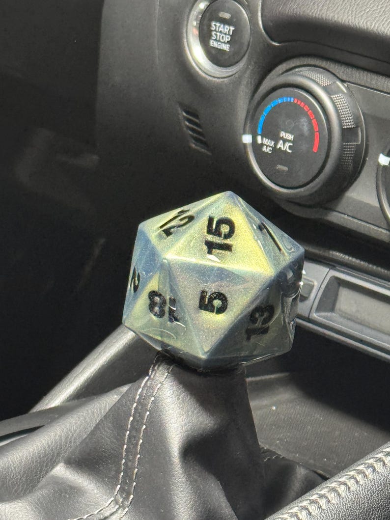 Custom D20 Shift Knob Unique Dungeons & Dragons Inspired Gear Knob for ...