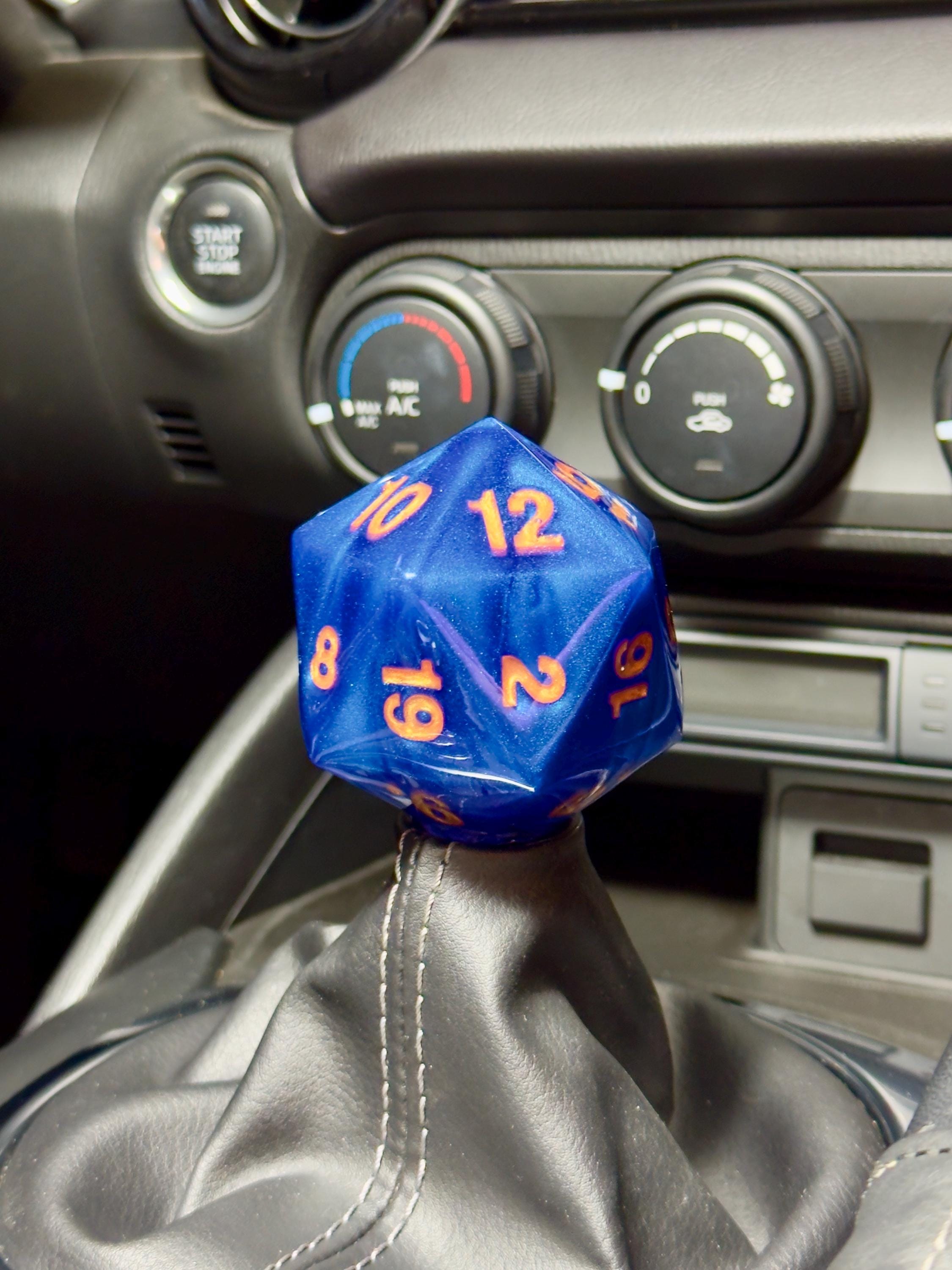 Custom Blue D20 Shift Knob – Unique Dungeons & Dragons Inspired Gear ...