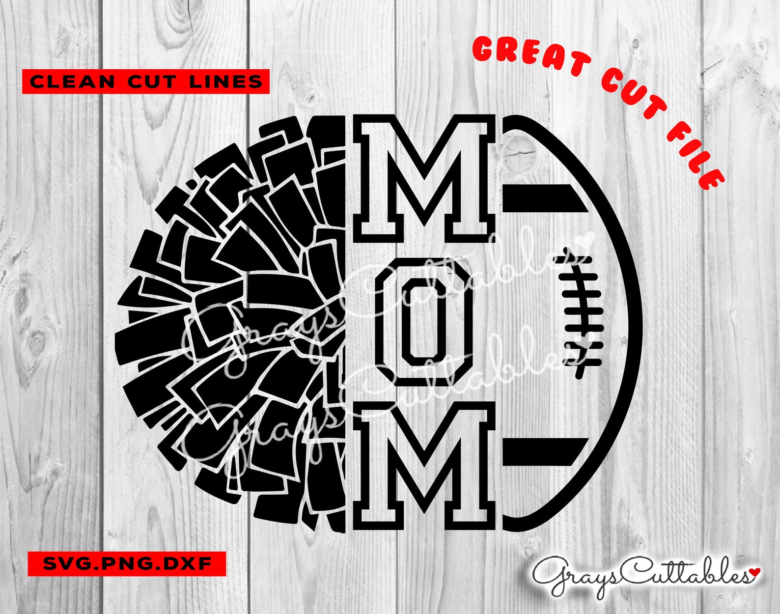 Cheer Mom Svg Football Mom Svg Cheerleading Svg Etsy
