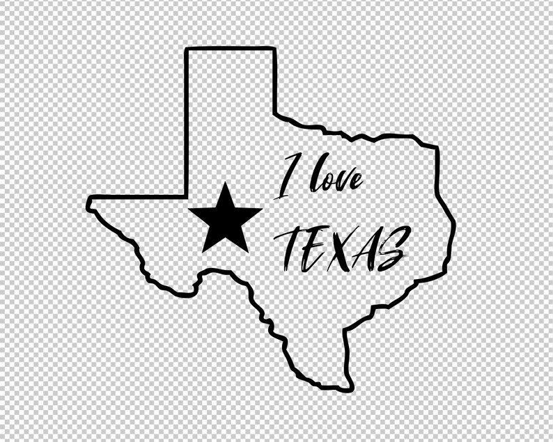 Texas State Map SVG Golden Clip Art Transparent PNG Texas Map Outline ...
