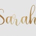 Sarah Name SVG PNG Custom Name Clipart Svg Png Image Gold Name Girl ...