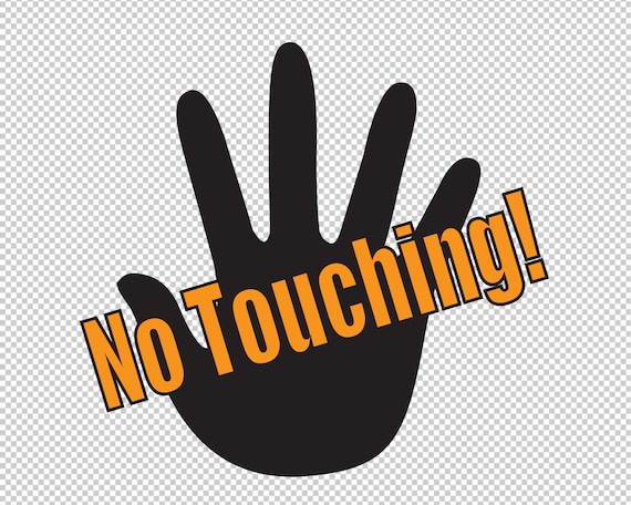 No Touching SVG PNG Design for Shirt Vector Decor PNG for Cup - Etsy