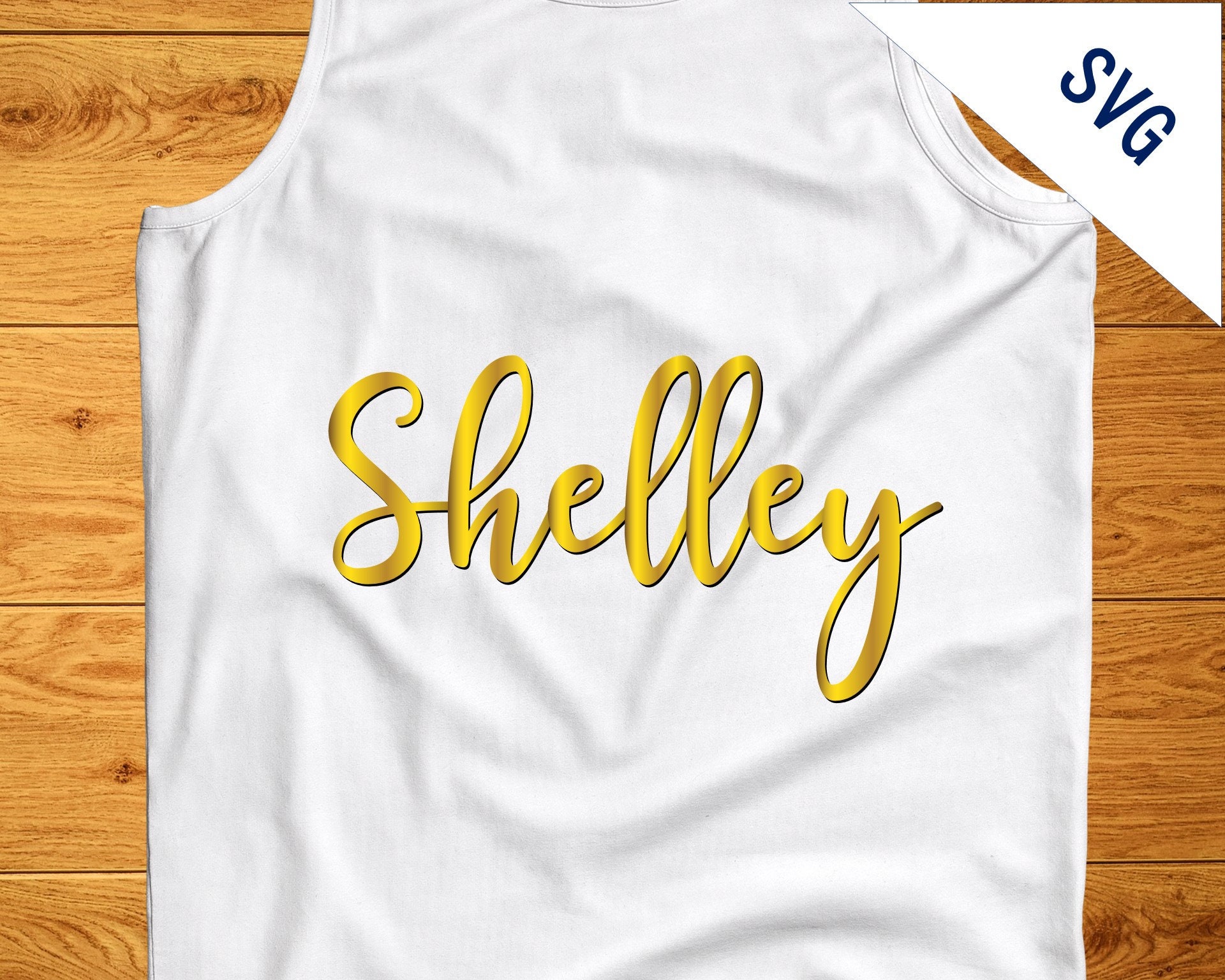 Shelley Svg, Name SVG, Name Clipart Svg, Gold Name Svg, Girl Name Tag ...