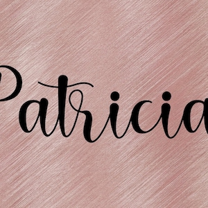 Patricia Name SVG PNG Custom Name Clipart Svg Png Image Gold Name Girl ...