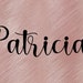Patricia Name SVG PNG Custom Name Clipart Svg Png Image Gold Name Girl ...