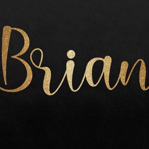 Brian Name SVG PNG Custom Name Clipart Svg Png Image Gold Name Girl ...
