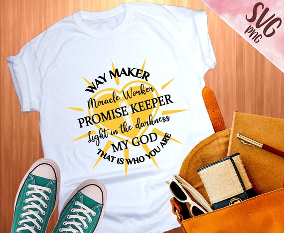 Way Maker Svg Miracle Worker Bible Text SVG Png Cricut - Etsy