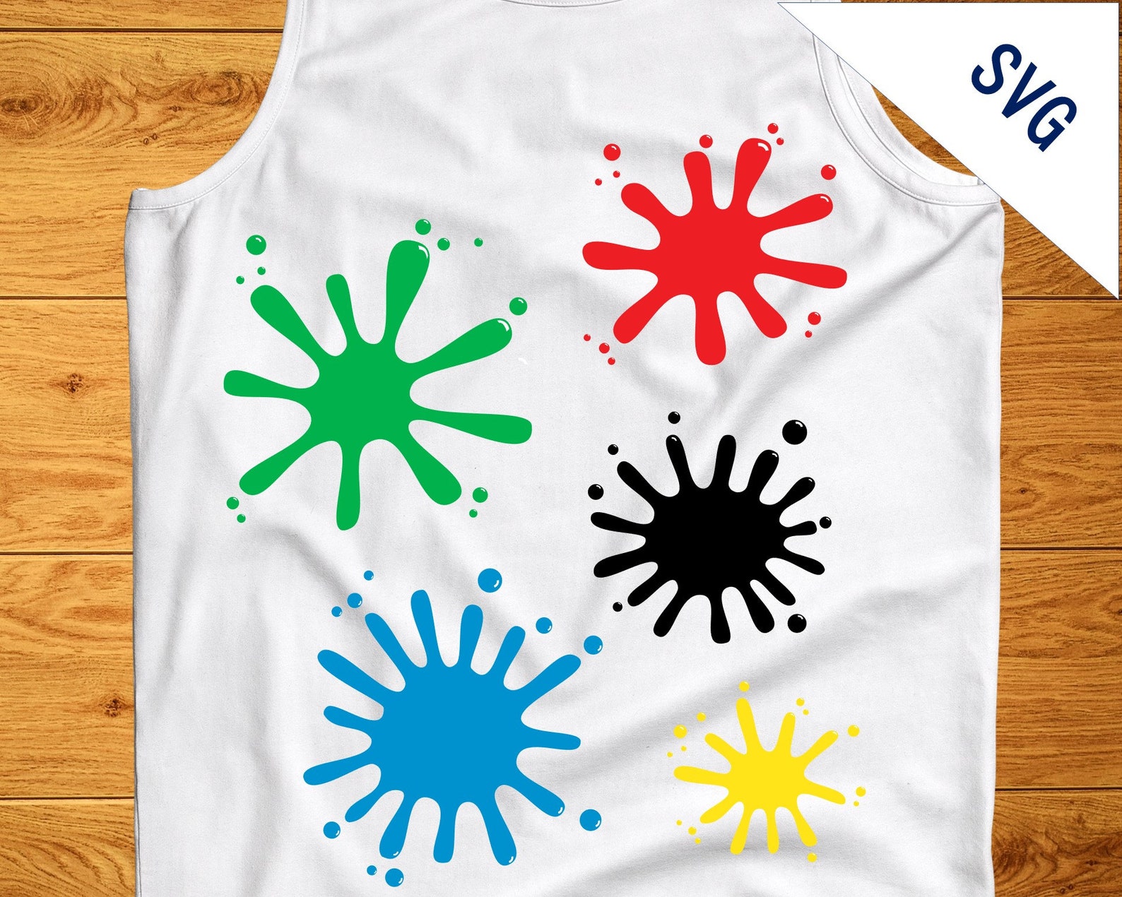 Paint Splatter SVG Svg Bundle Splash Svg Water Splash Paint - Etsy