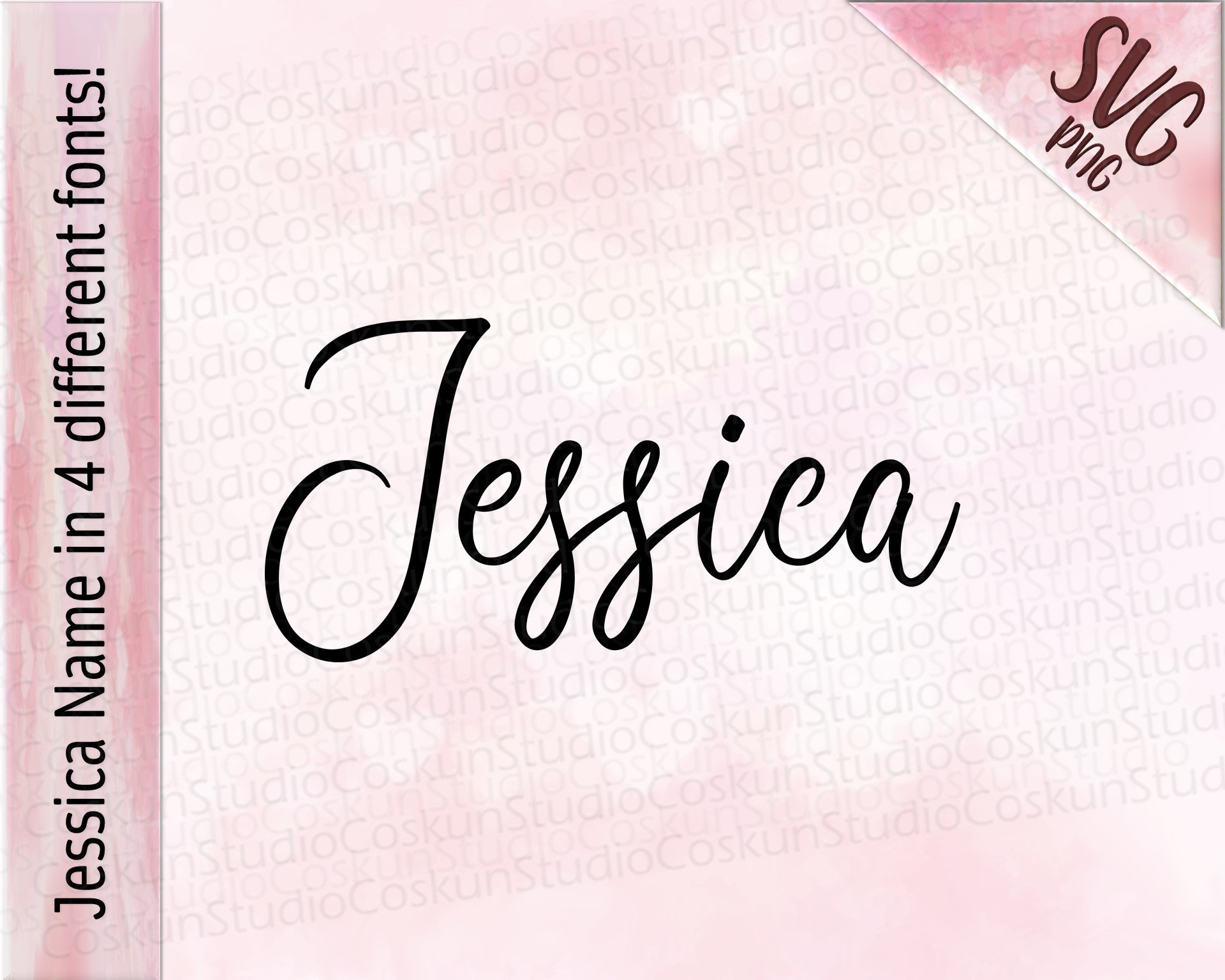 Jessica Custom Name SVG Jessica Name Svg PNG Design for - Etsy Finland