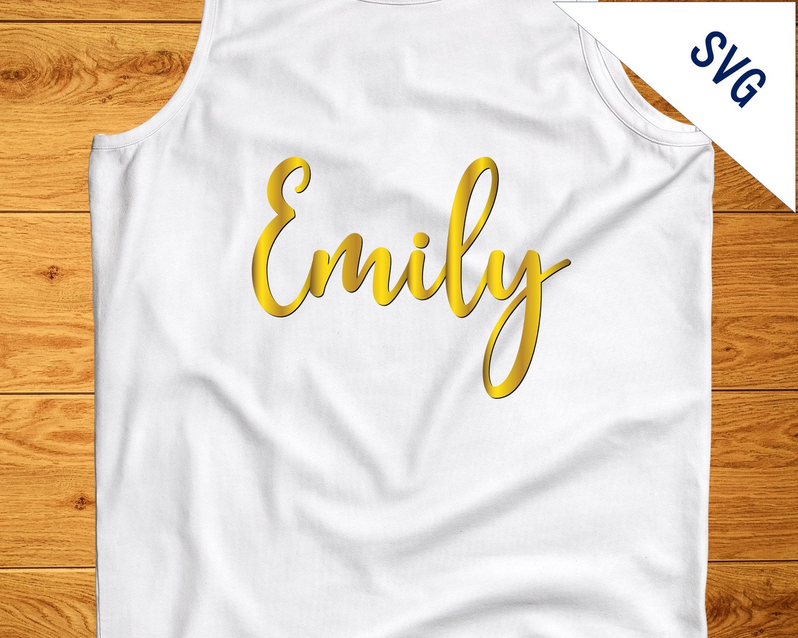 Emily Svg, Name SVG, Name Clipart Svg, Gold Name Svg, Girl Name Tag Svg ...