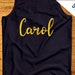 Carol svg, Name SVG, Name Clipart svg, Gold name svg, Girl Name Tag svg ...