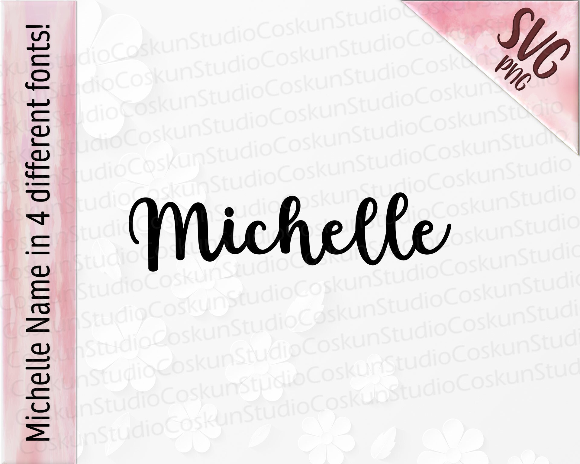 Michelle Name Font