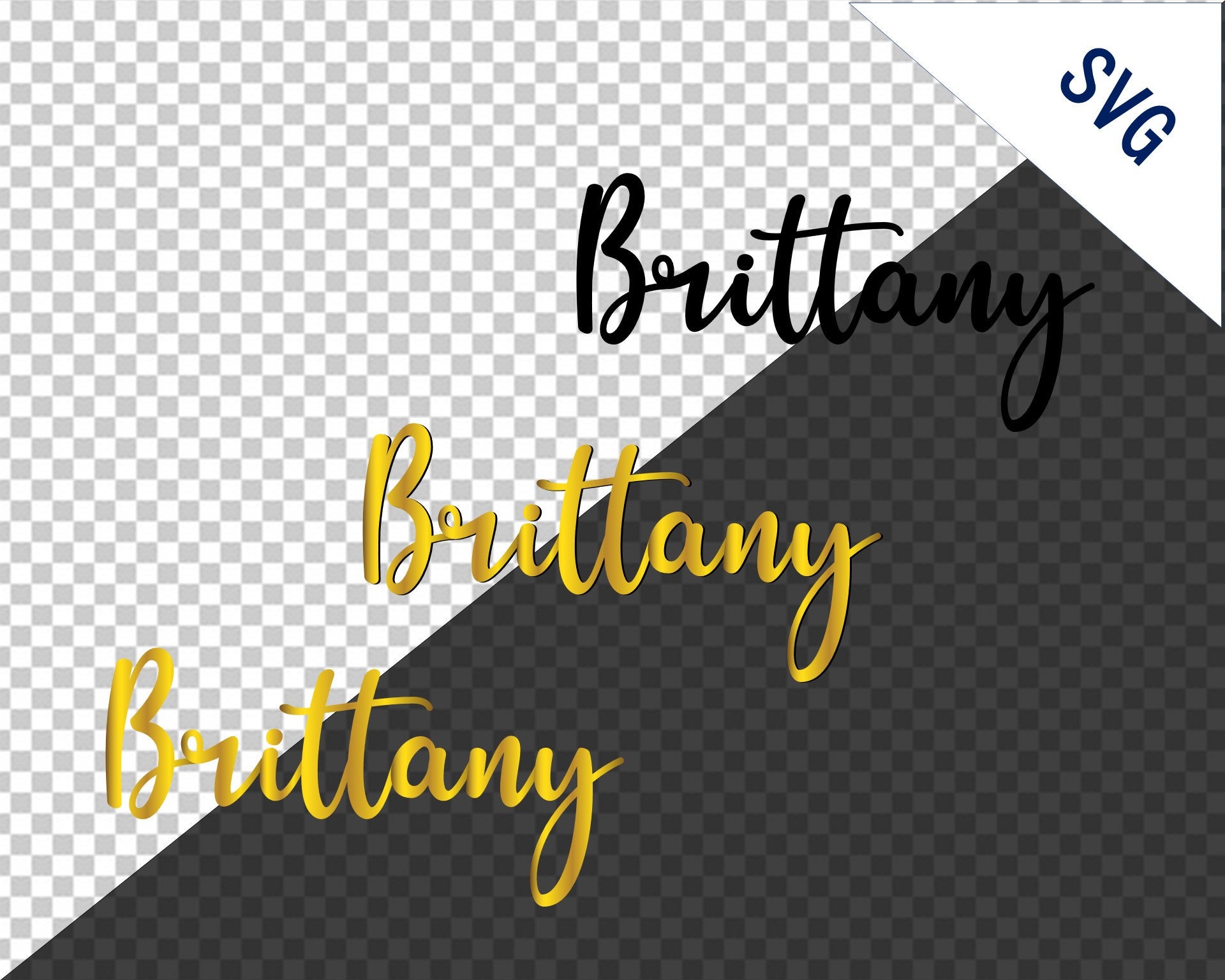 Brittany Svg Name SVG Name Clipart Svg Gold Name Svg Girl - Etsy Singapore