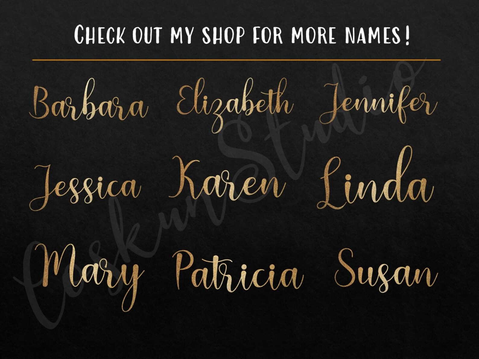 Sarah Name SVG PNG Custom Name Clipart svg png image Gold name | Etsy