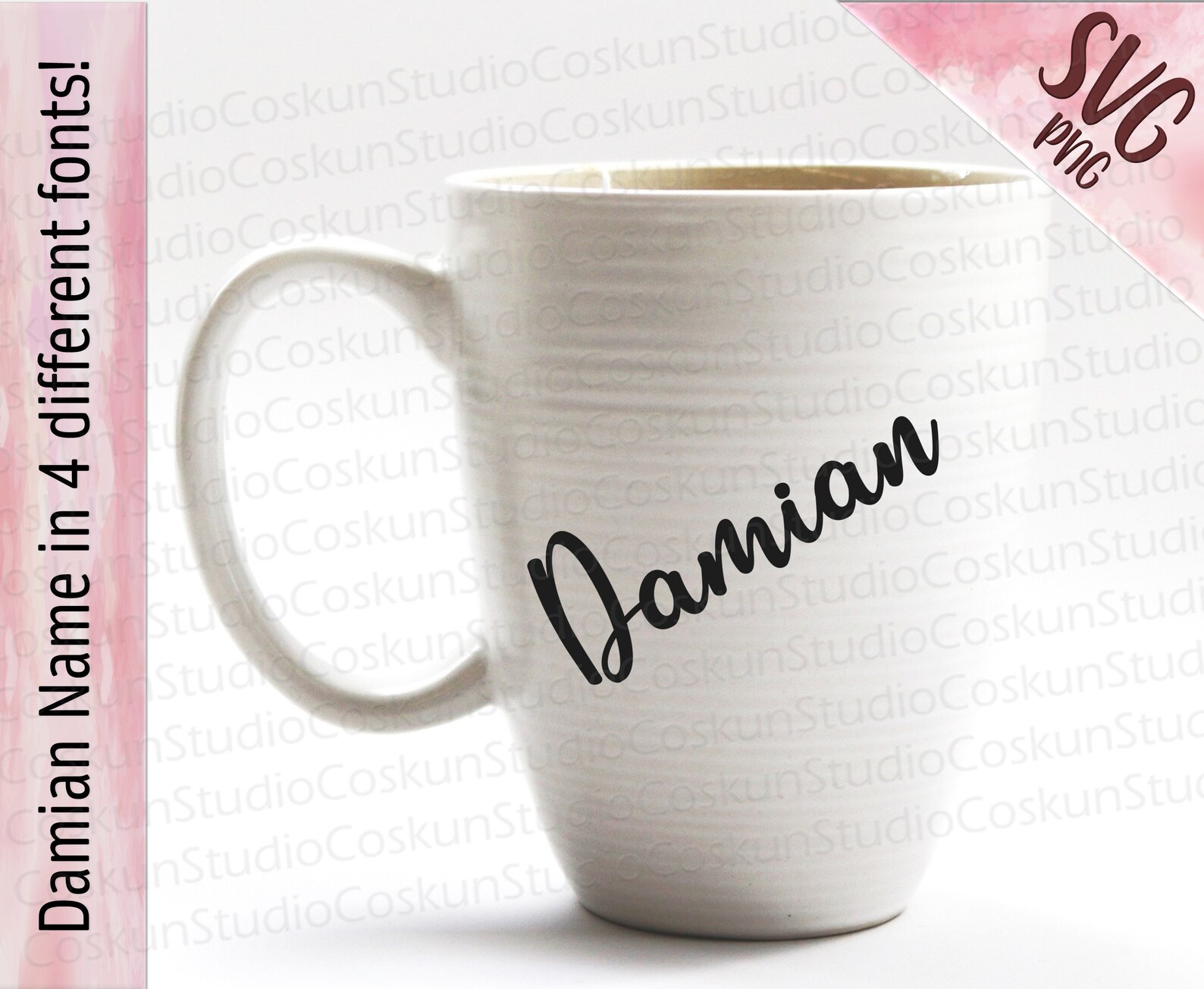 Damian Custom Name SVG, Damian Name Svg PNG, Design for Shirt ...
