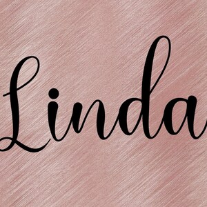 Linda Name SVG PNG Custom Name Clipart Svg Png Image Gold Name Girl ...