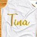 Tina Svg, Name SVG, Name Clipart Svg, Gold Name Svg, Mädchen Name Tag ...