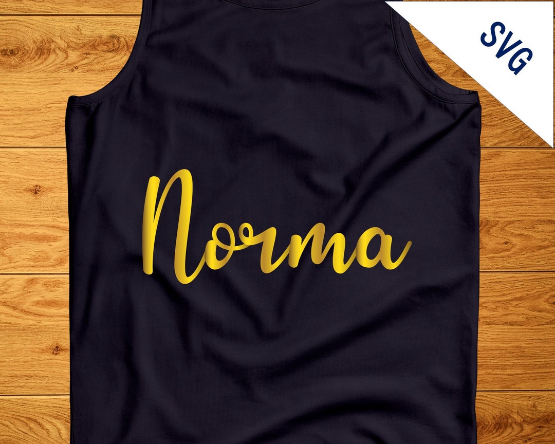 Norma Svg, Name SVG, Name Clipart Svg, Gold Name Svg, Girl Name Tag Svg ...