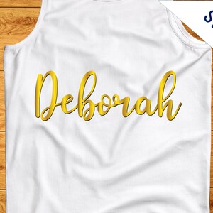 Deborah Svg, Name SVG, Name Clipart Svg, Gold Name Svg, Girl Name Tag ...