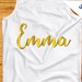 Emma Svg Name SVG Name Clipart Svg Gold Name Svg Mädchen - Etsy.de