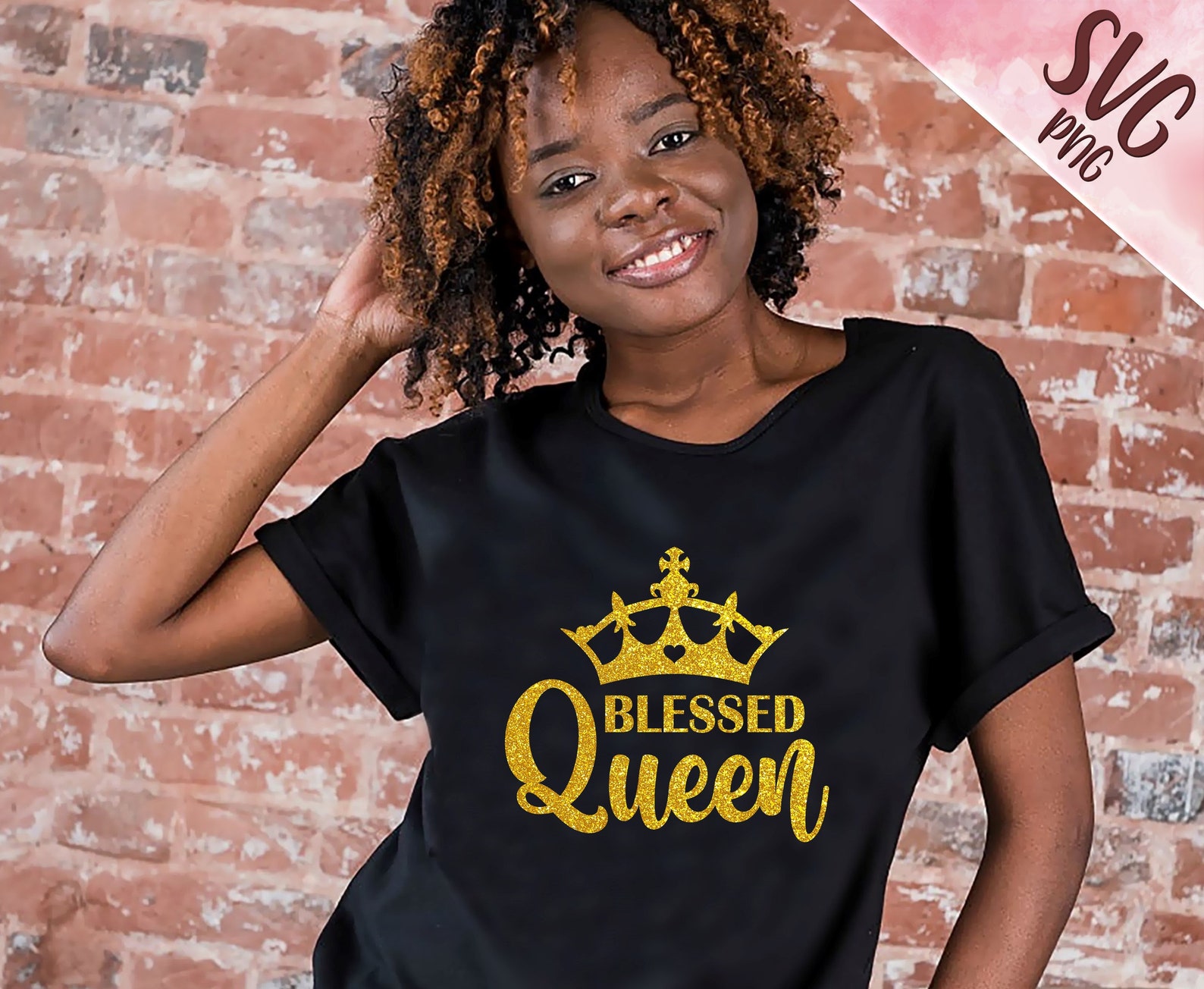 Blessed Queen SVG PNG Blessed Queen Cut File for Shirt Mug - Etsy