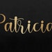 Patricia Name SVG PNG Custom Name Clipart Svg Png Image Gold Name Girl ...