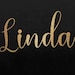 Linda Name SVG PNG Custom Name Clipart Svg Png Image Gold Name Girl ...