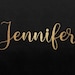 Jennifer Name SVG PNG Custom Name Clipart Svg Png Image Gold Name Girl ...