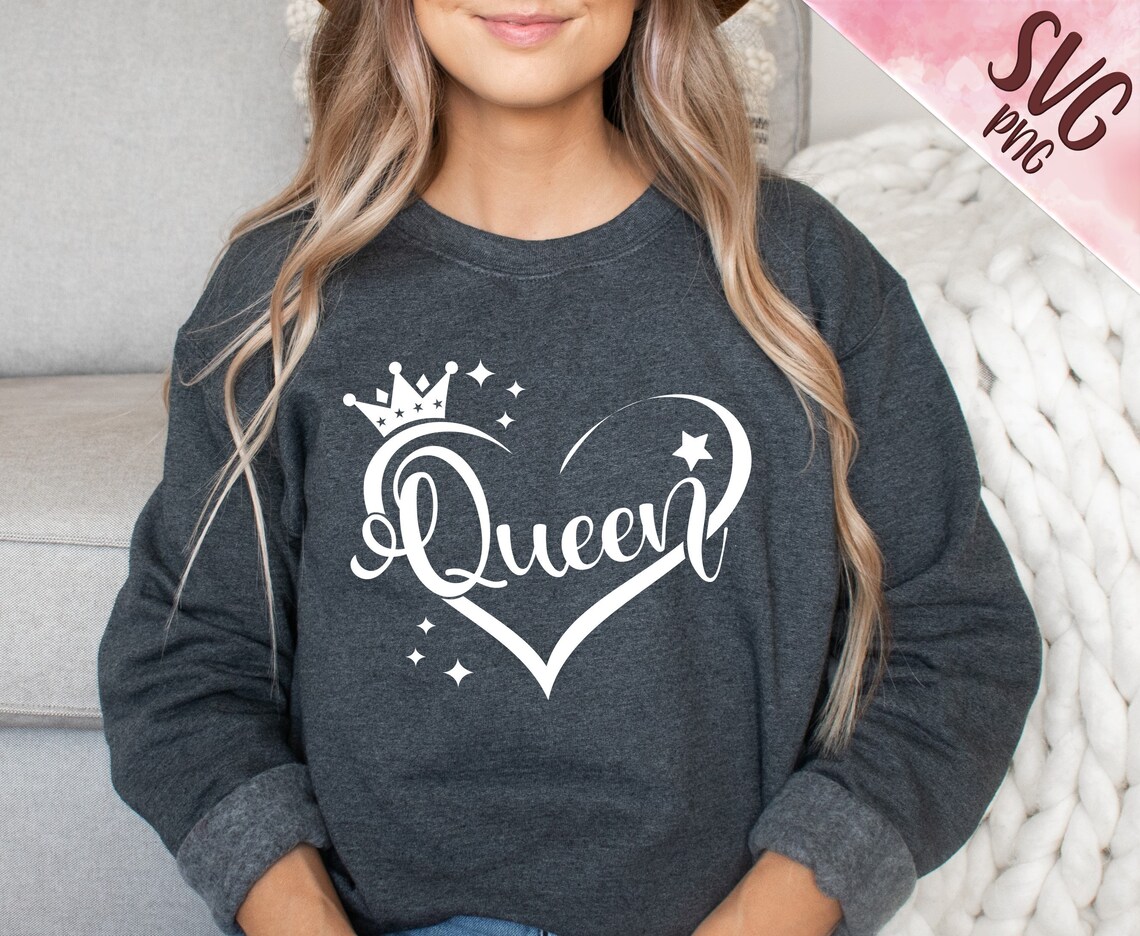Queen SVG Vector Queen Design for Shirt Cricut Cut File | Etsy Canada