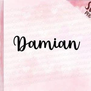 Damian Custom Name SVG, Damian Name Svg PNG, Design for Shirt ...