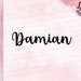 Damian Custom Name SVG, Damian Name Svg PNG, Design for Shirt ...