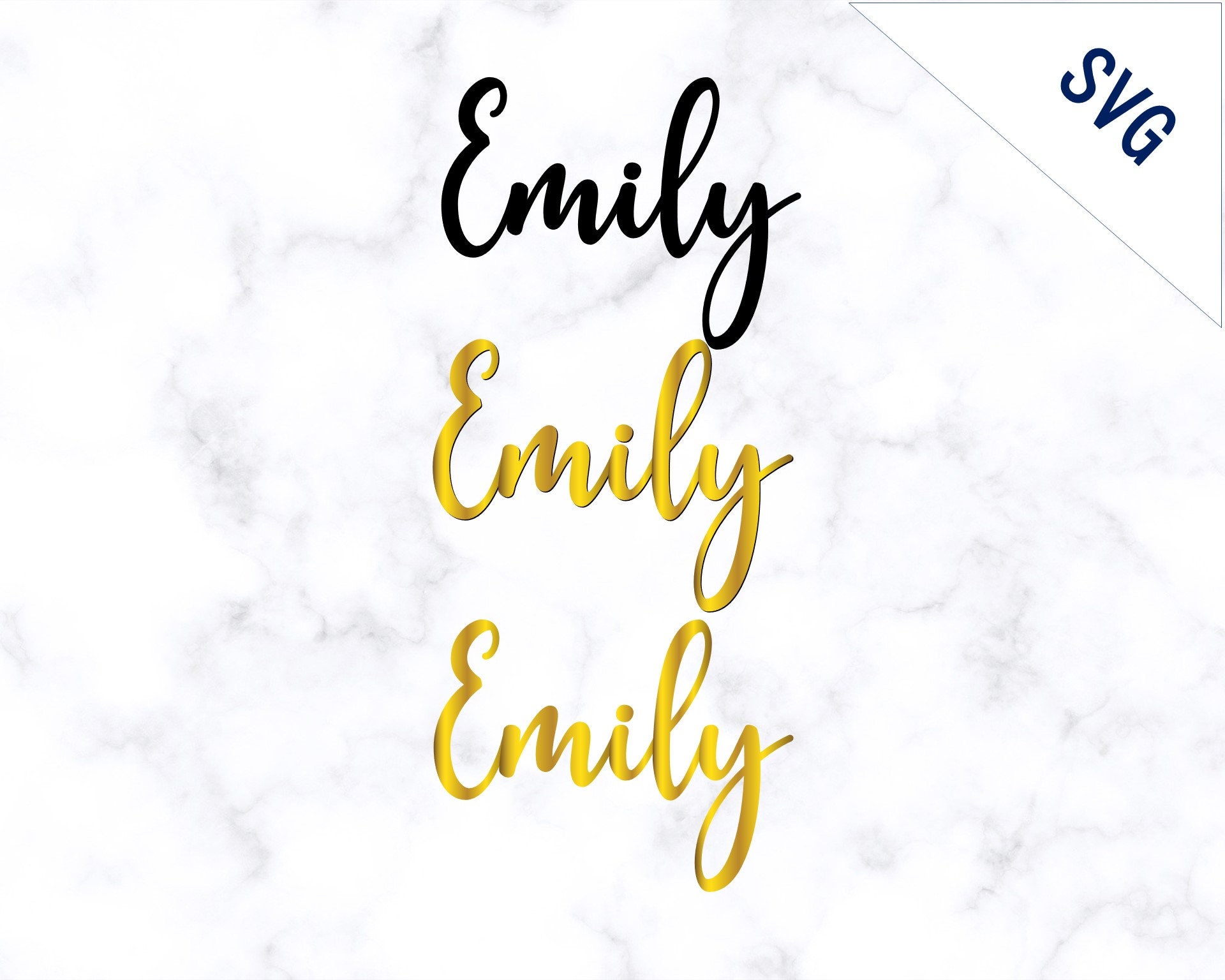 Emily Svg Name SVG Name Clipart Svg Gold Name Svg Girl - Etsy Israel