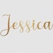 Jessica Name SVG PNG Custom Name Clipart Svg Png Image Gold Name Girl ...